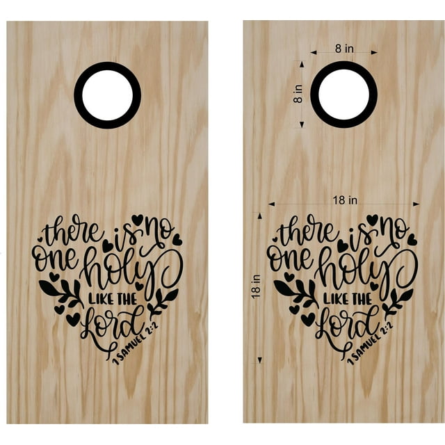 1 Samuel 2-2 Verse Scripture Cornhole Board Vinyl Decal Sticker ...