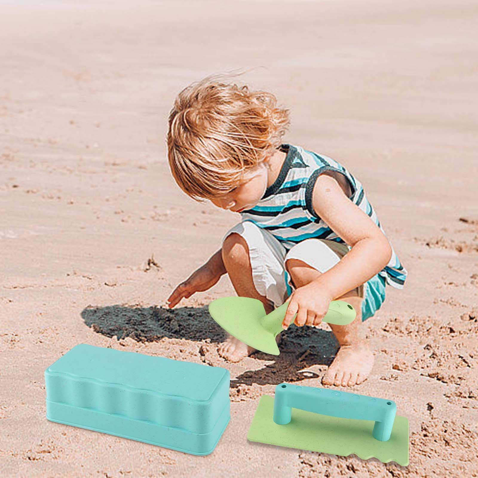 1 Sandcastle Building Set, Construction Tools with Shovel Brick Maker ...