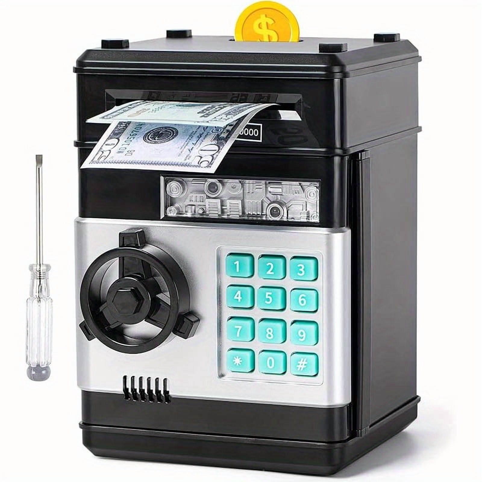 1 Savings Bank, Large Electronic Savings Bank with Protection, Suitable ...