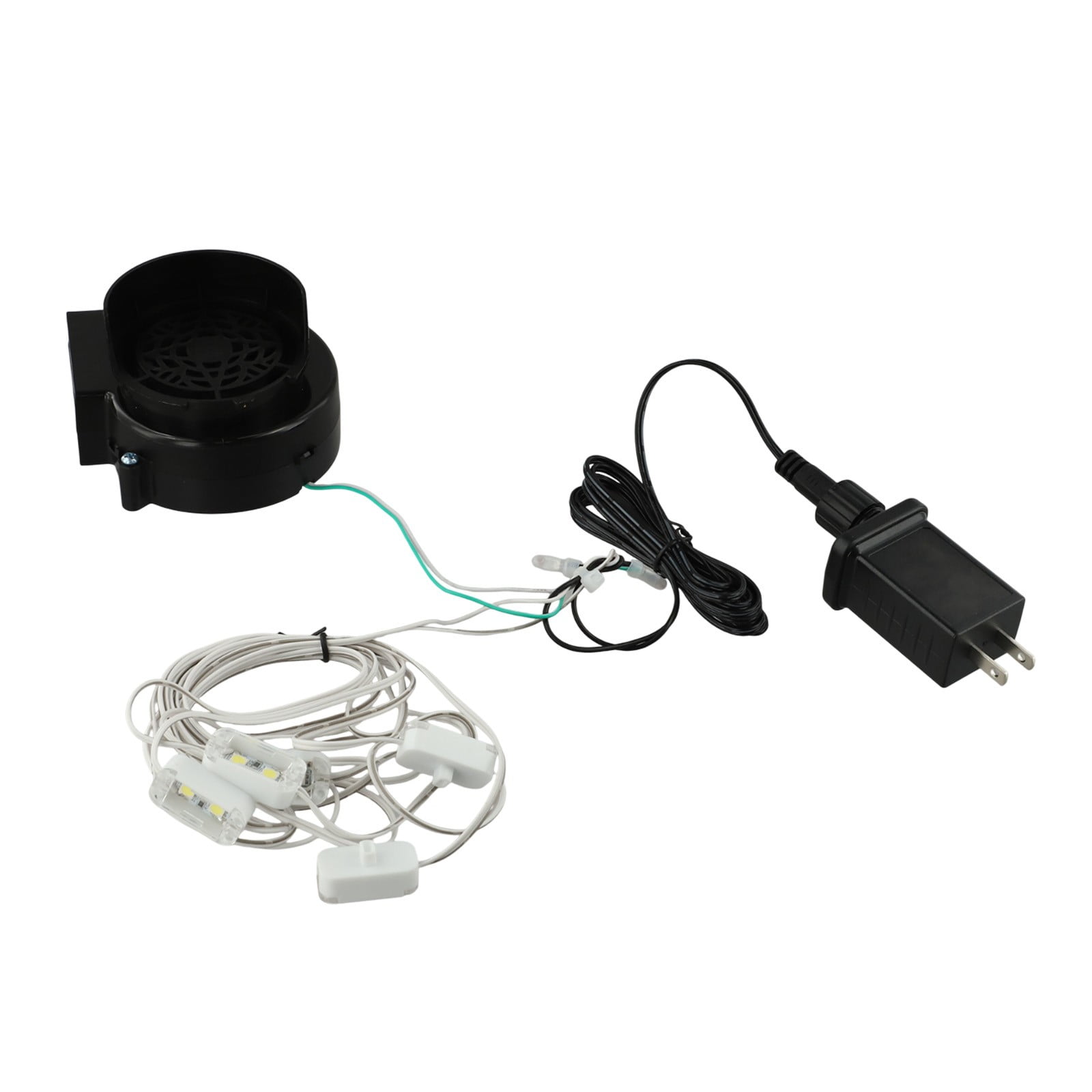 1 Set 0.85A Fan Blower Motor With 5 Leds Lig, For Garden Yard ...