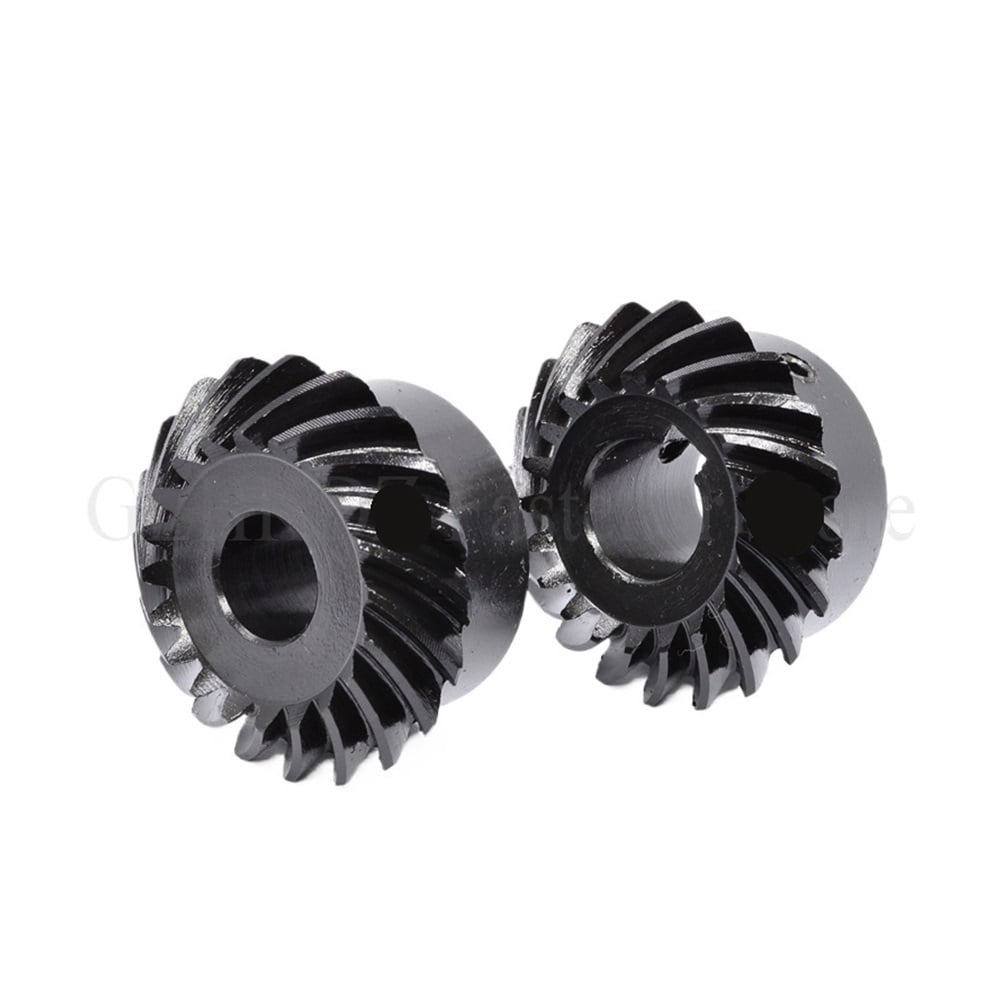 1 Set 1:1 Spiral Bevel Gear 1.5M 2M 20/25/30 Teeth Bore 10/12~25mm 45 ...