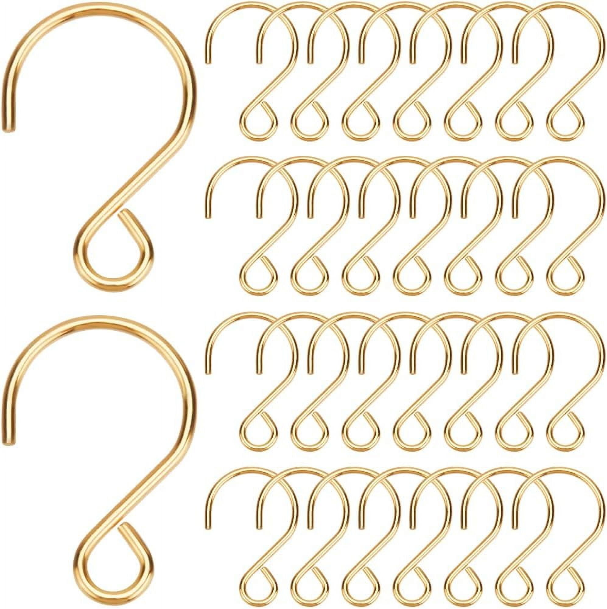 1 Set 1 Box 300pcs S Shaped Hooks Small Stainless Steel S Hooks Metal ...