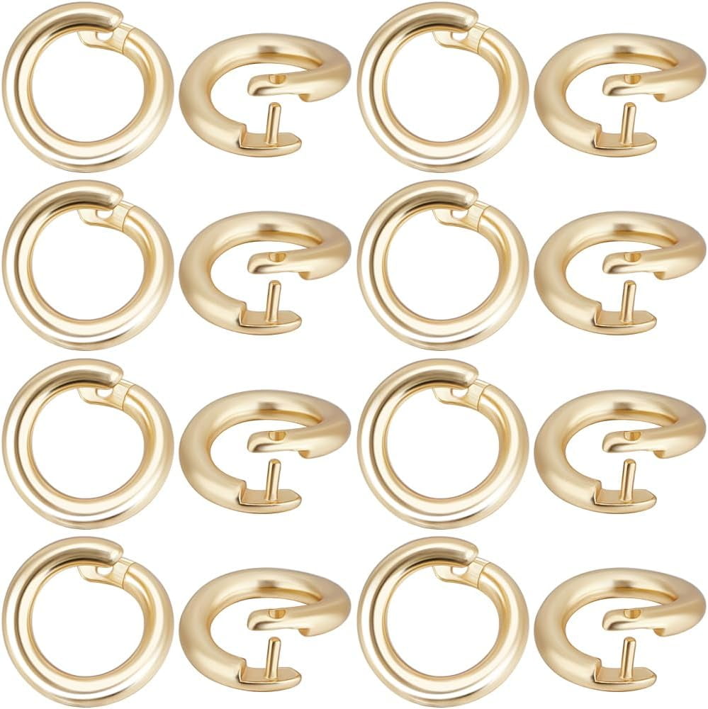 1 Set 1 Box 50Pcs Split Jump Ring OD 5.5mm ID 3mm 18K Gold Plated Round ...