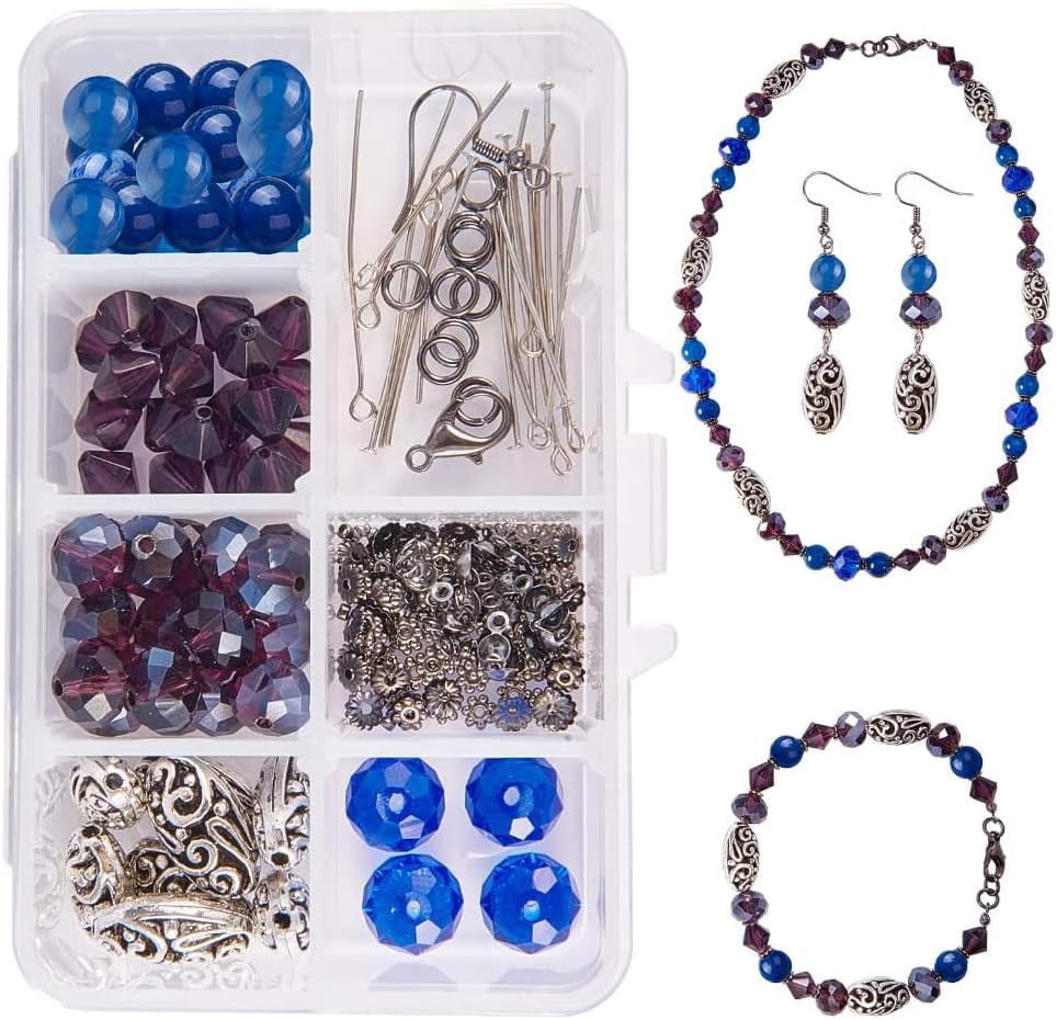 1 Set 1 Box DIY 1 Set Jewelry Making Kit - Beading Starter Kits Jewelry ...