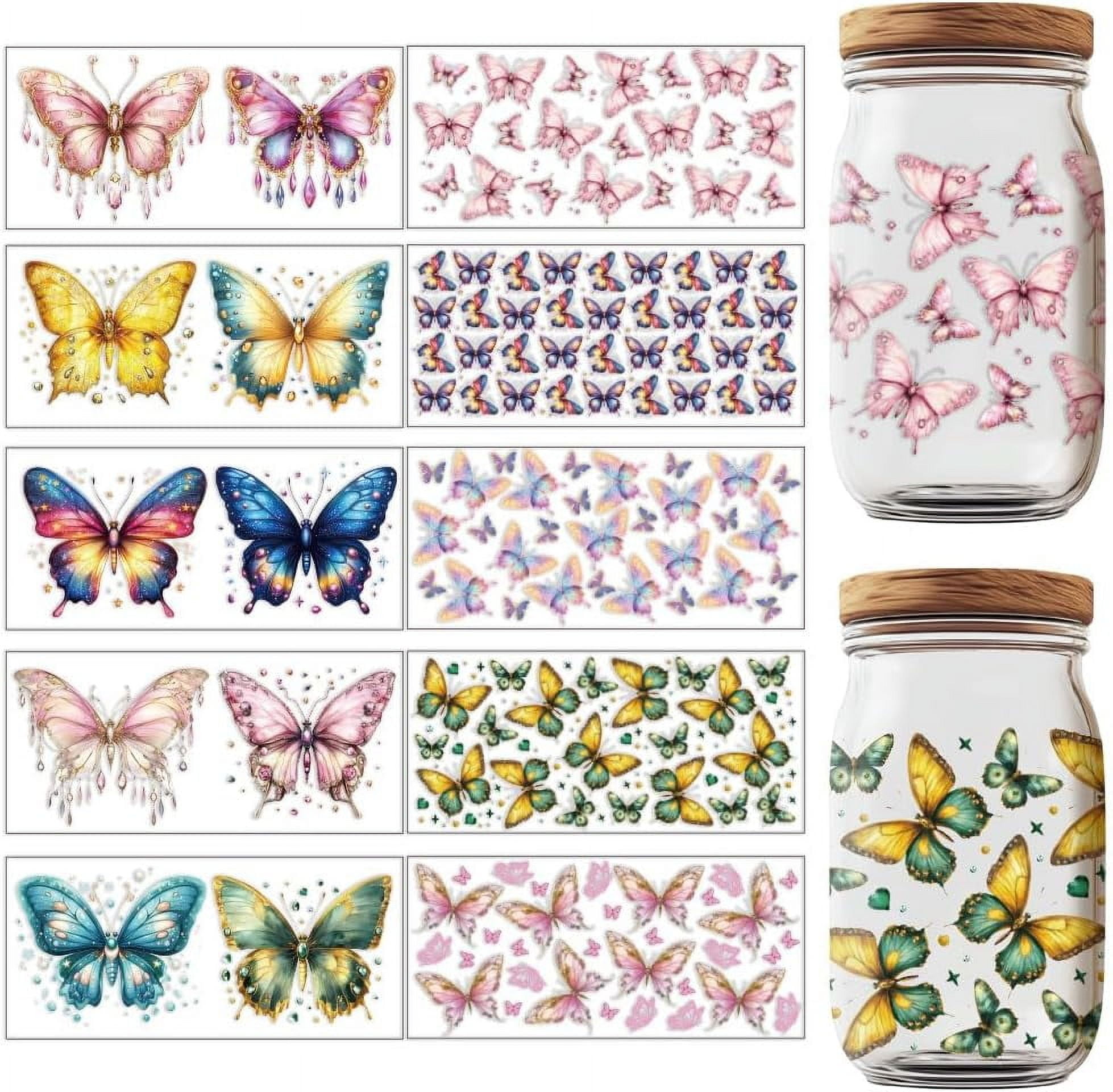 1 Set 10 Sheets Transfers Stickers Waterproof Rub on Transfers ...