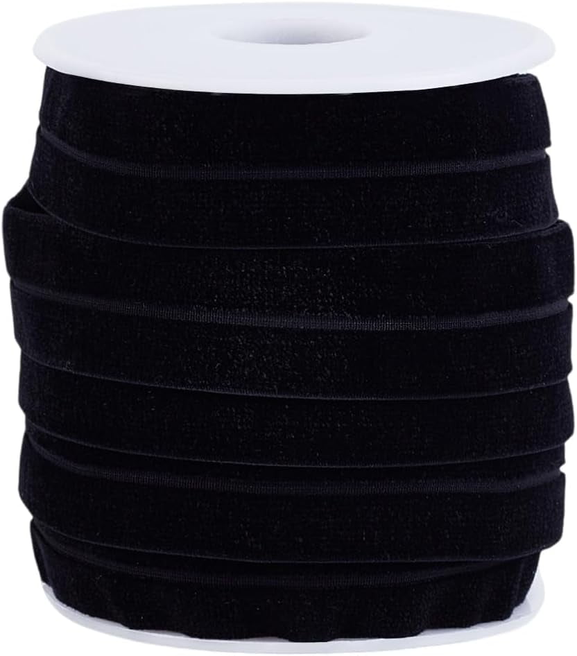 1 Set 10 Yards Christmas Velvet Elastic Stretch Ribbon Trim 2cm(0 ...