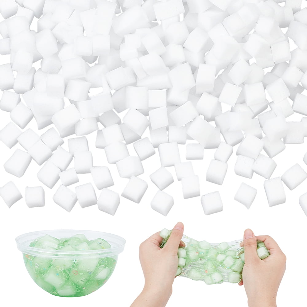 1 Set 1000Pcs Jelly Cubes for Accessories 0.5x0.5 Inch Craft Sponge ...