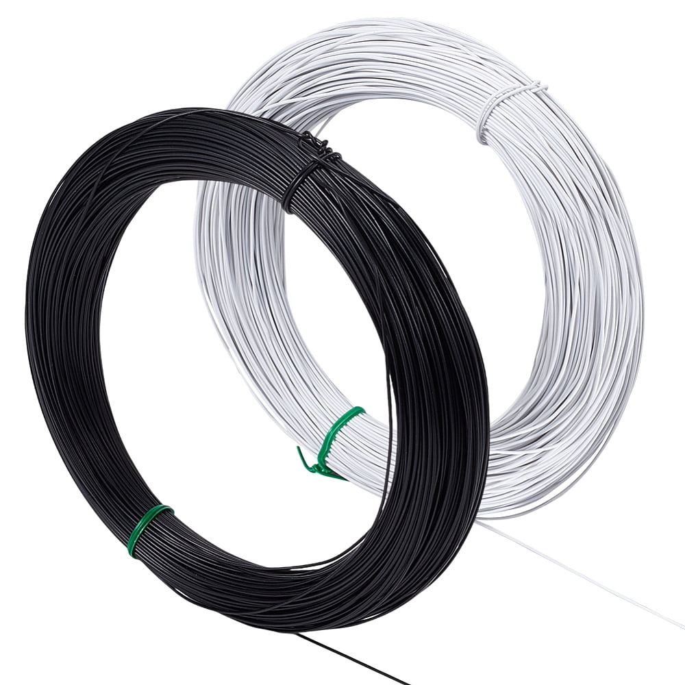 1 Set 100M 2 Colors PVC Covered Iron Boning Strips Wire for Millinery ...