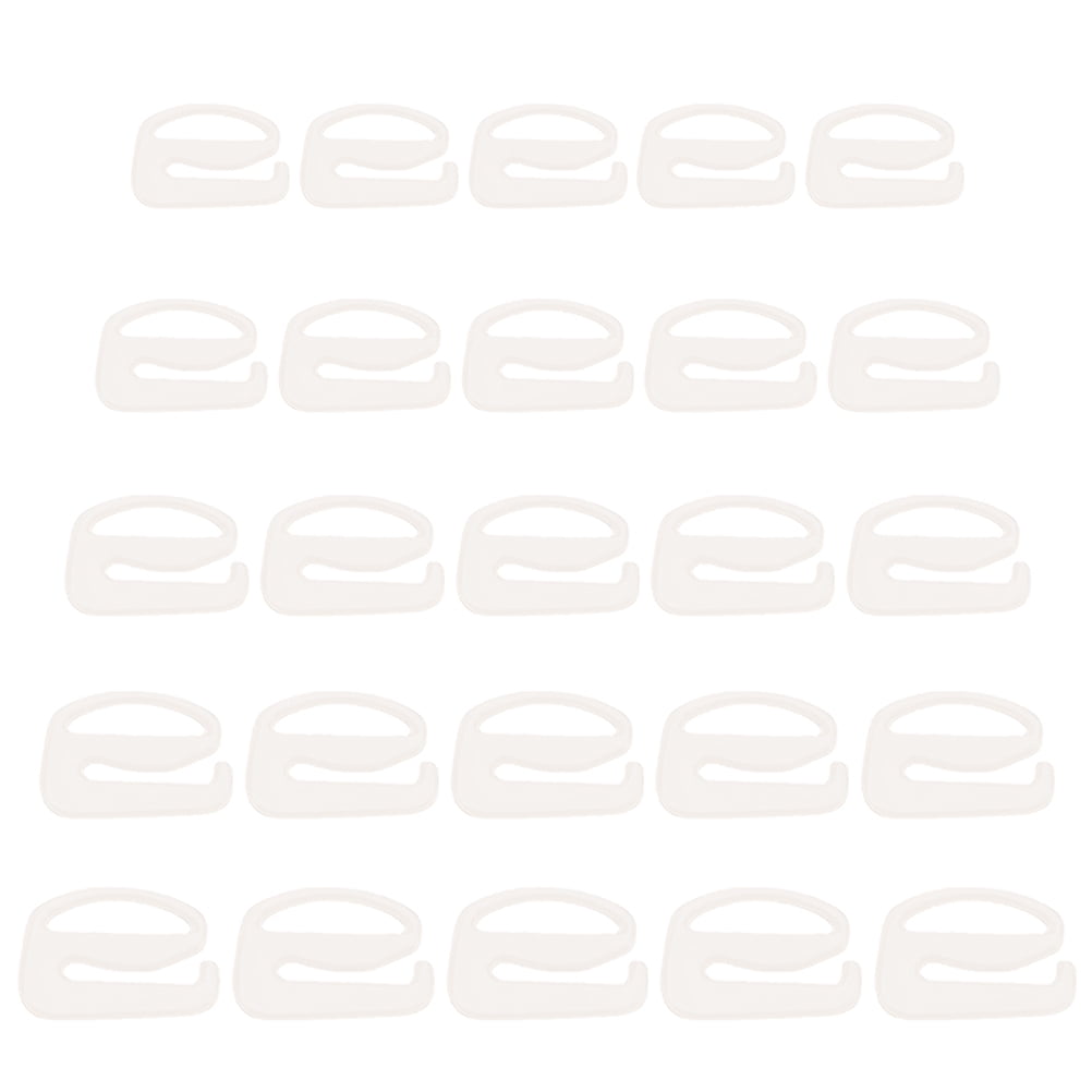 1 Set 100pcs Plastic Bra Shoulder Strap Buckle Adjuster Bra Clip Bra ...