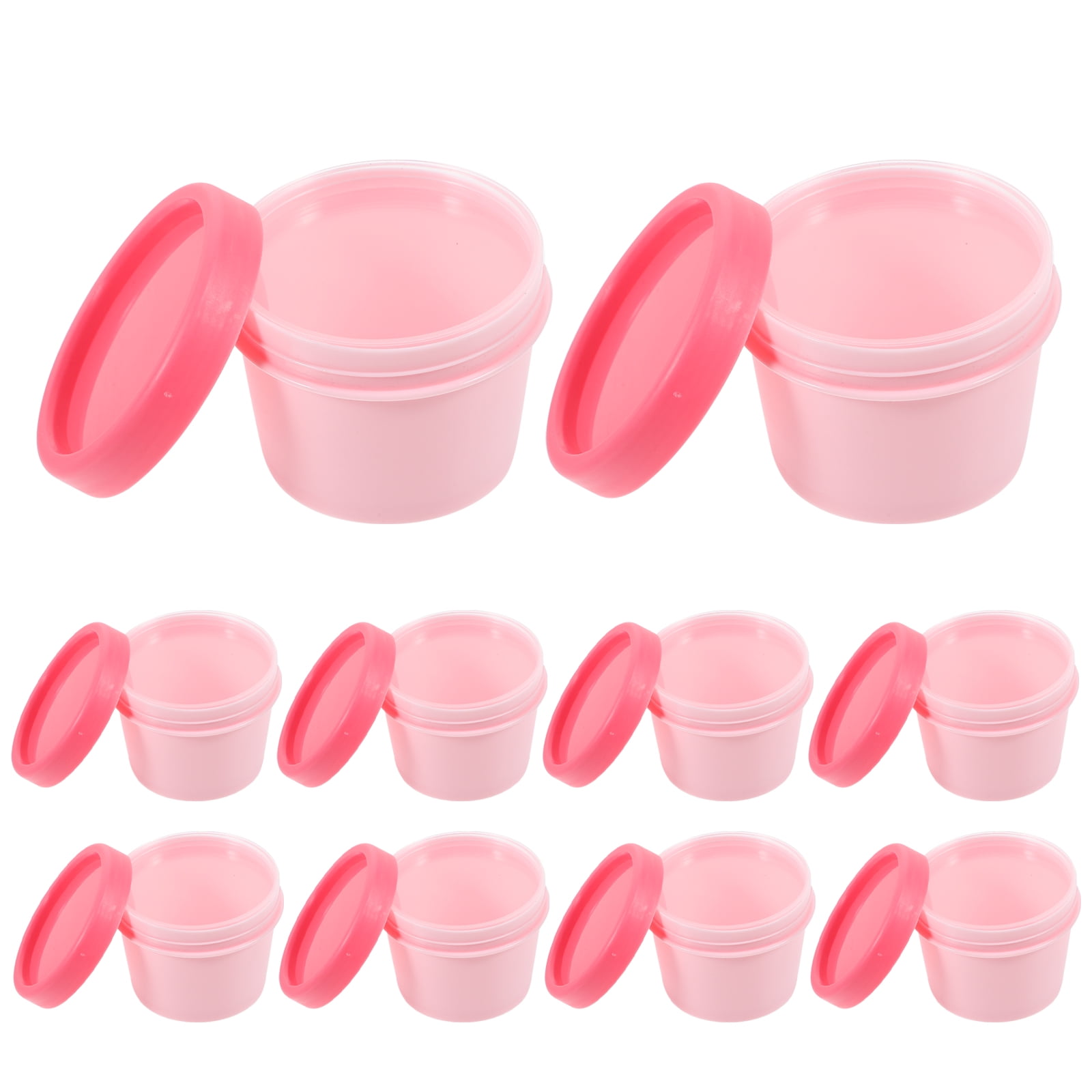 1 Set 10Pcs 100g Plastic Yogurt Cups Dessert Cups Ice Cream Freezer ...