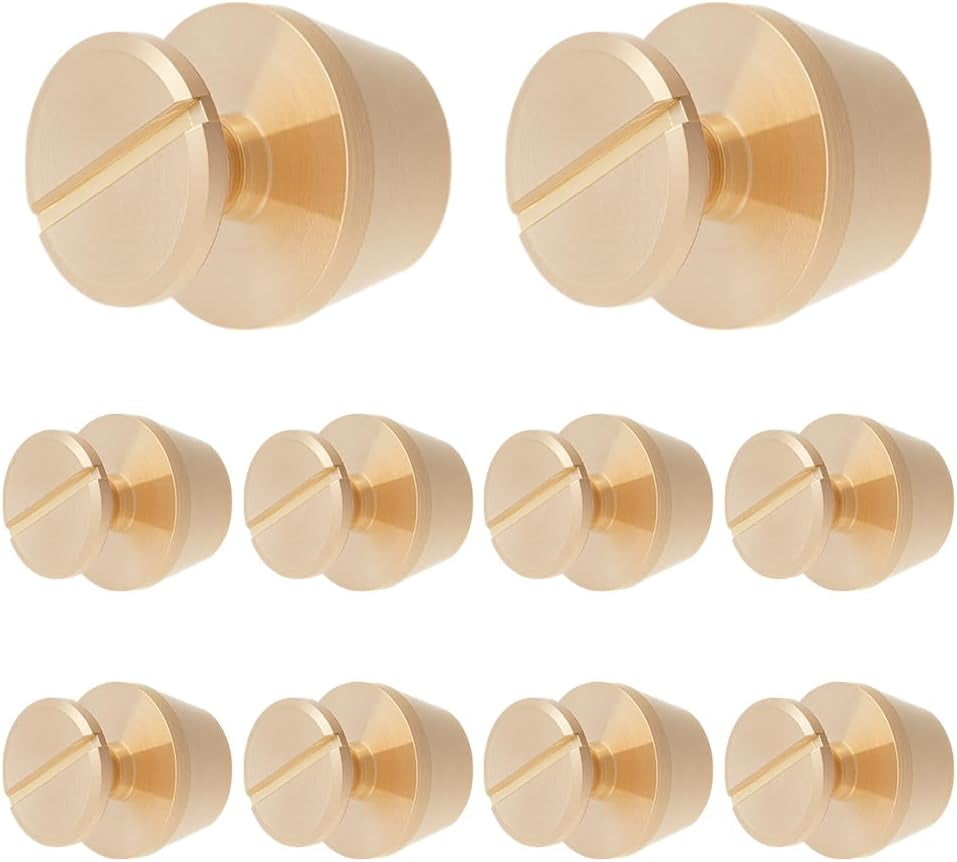 1 Set 10Sets Brass Jewelry Box Drawer Handles Cabinet Knobs Nipple Stud ...
