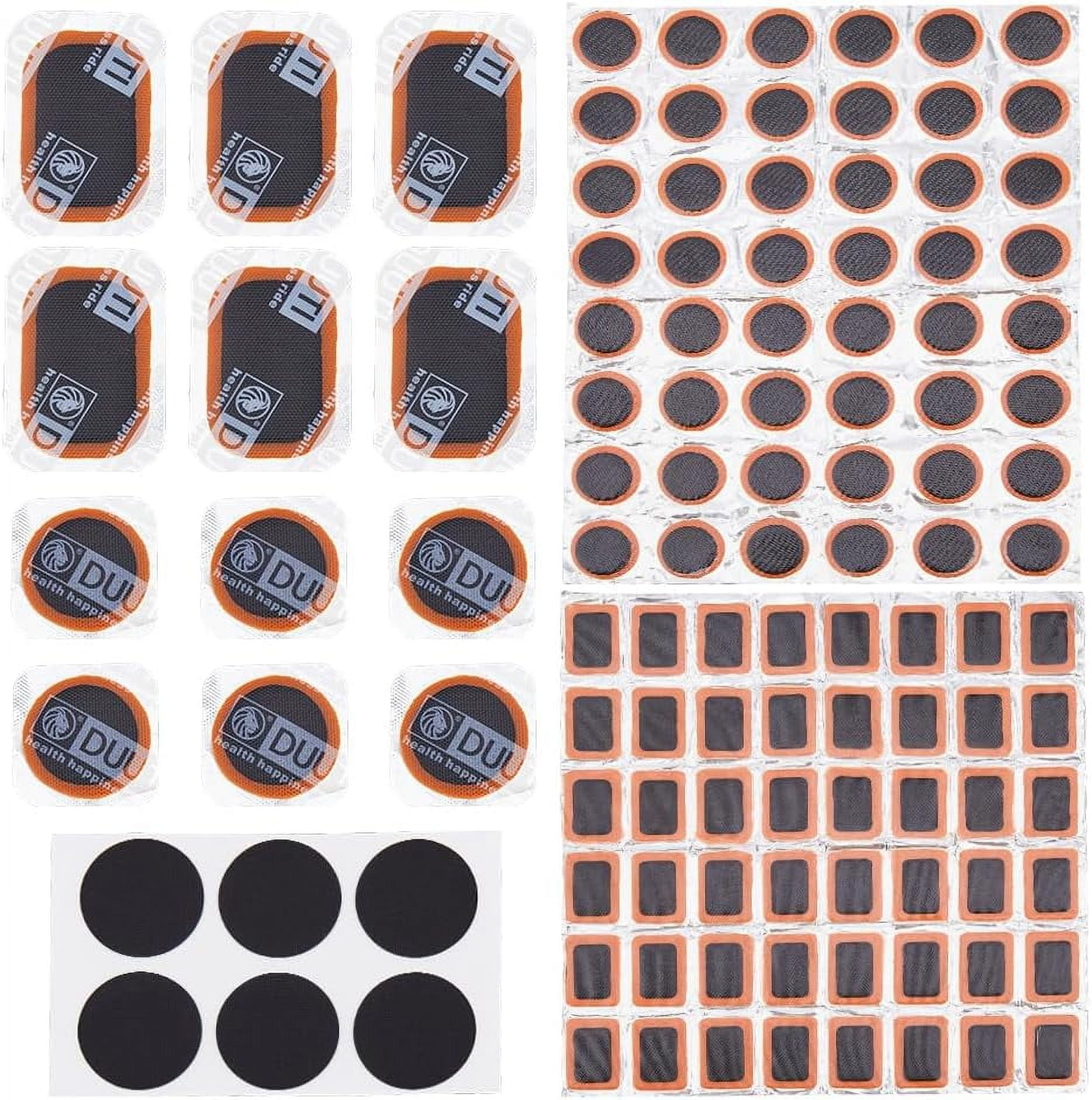 1 Set 114Pcs 5 Styles Bike Inner Tire Patch Repair Rubber Patches ...