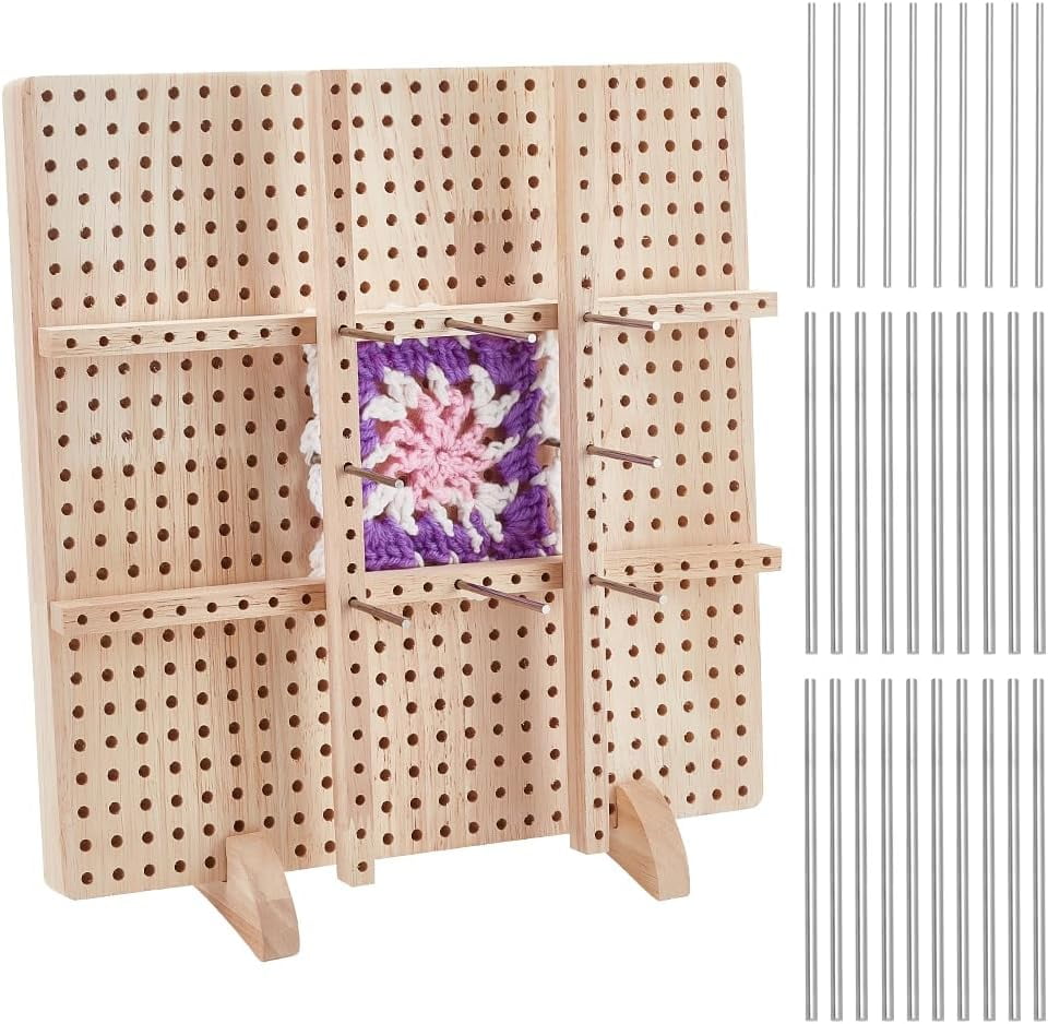 1 Set 11Inch Crochet Blocking Board Handcrafted Knitting Blocking Mat ...