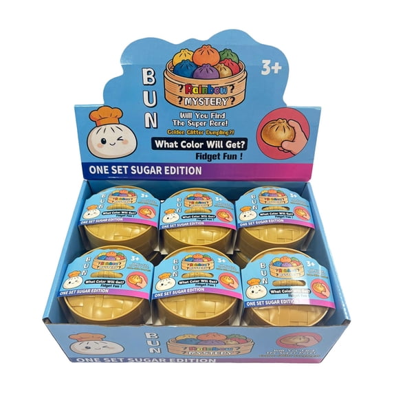 1 Set 12 Pcs Simulation Bun Squishies, Soft Portable Stress Relief Vent ...