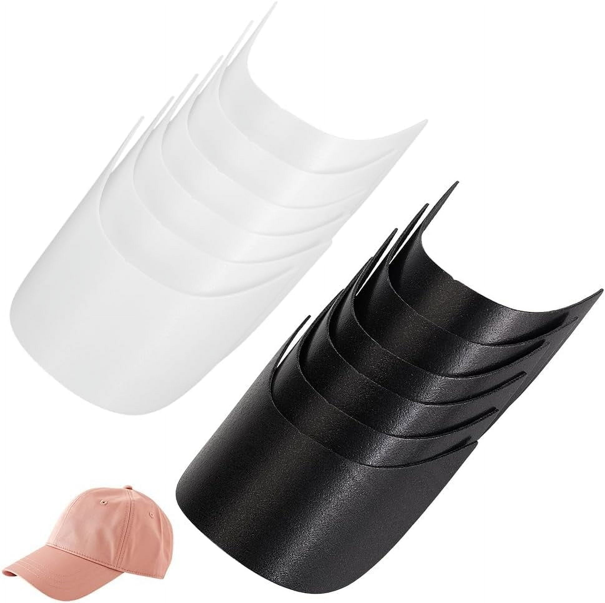 1 Set 12Pcs 2 Colors PE Plastic Hat Brims U-shaped for Making Baseball ...