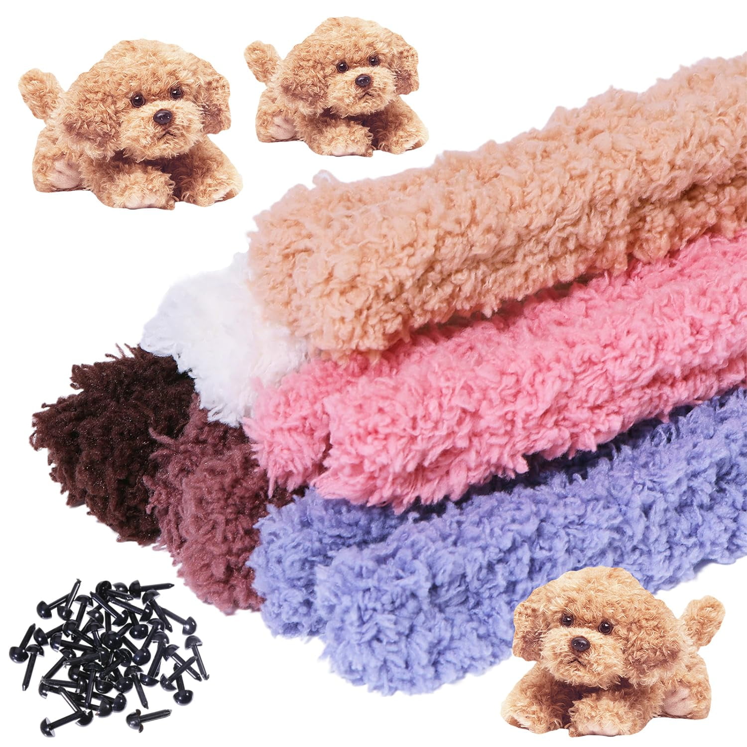 1 Set 12Pcs Jumbo Pipe Cleaner Fur Material Pipe Craft Supplies with ...