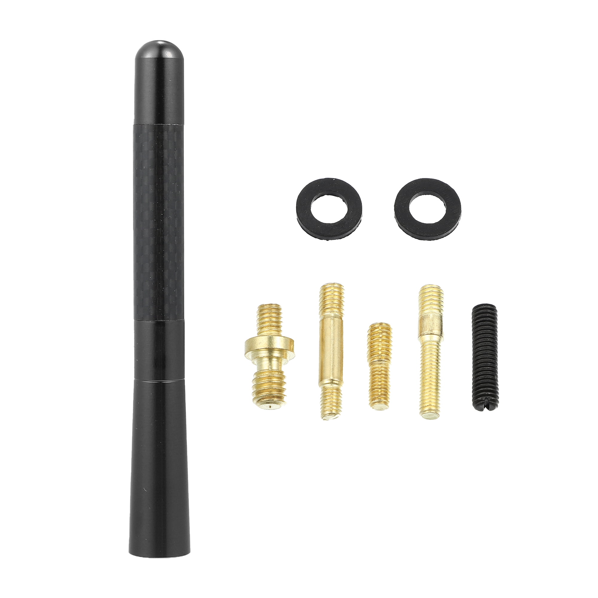 1 Set 12cm 4.7" Car AM FM Radio Signal Antenna Mast Universal Carbon ...
