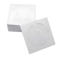 1 Set 12cm White Paper Disc Storage Bags Cover Compact Convenient ...
