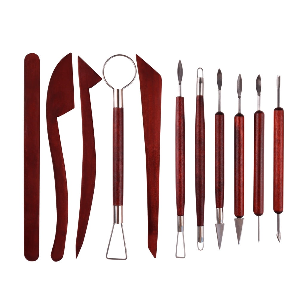1 Set/ 12pcs Stainless Steel Clay Carving Pottery Tools Clay Hand Tools ...