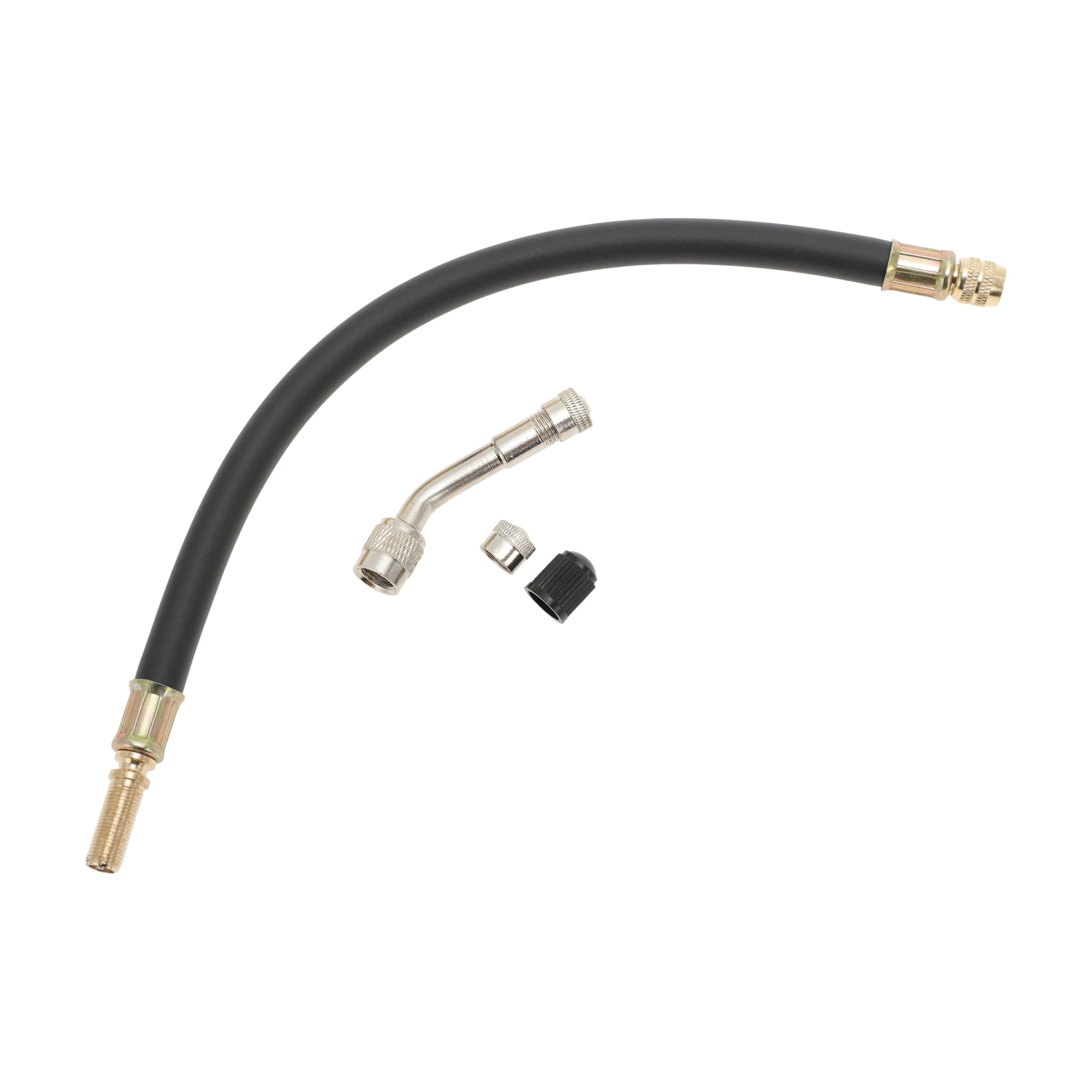 1 Set 135 Degree Copper Tire Valve Extension with Flexible Plastic ...