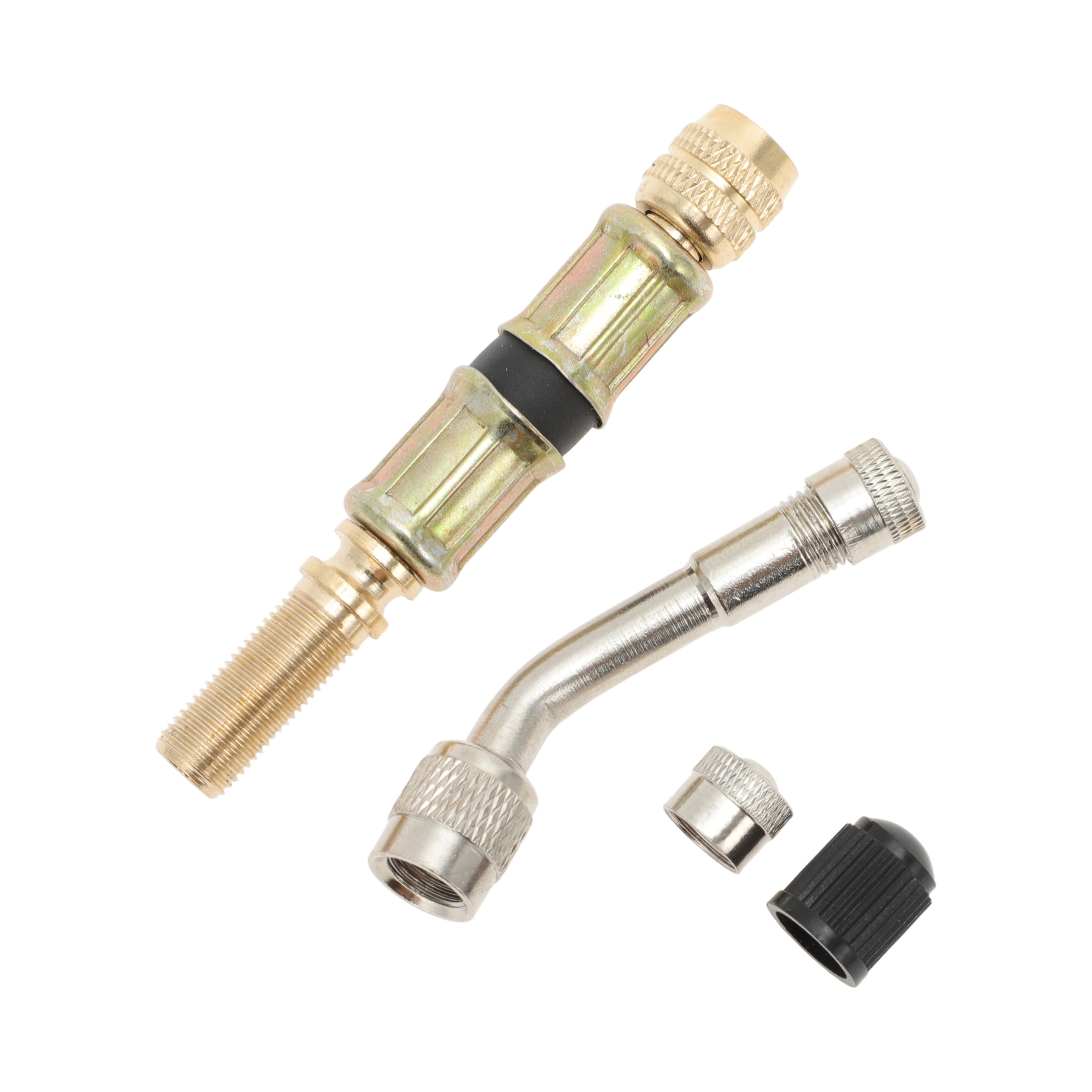 1 Set 135 Degree Copper Tire Valve Extension with Flexible Plastic 75mm ...