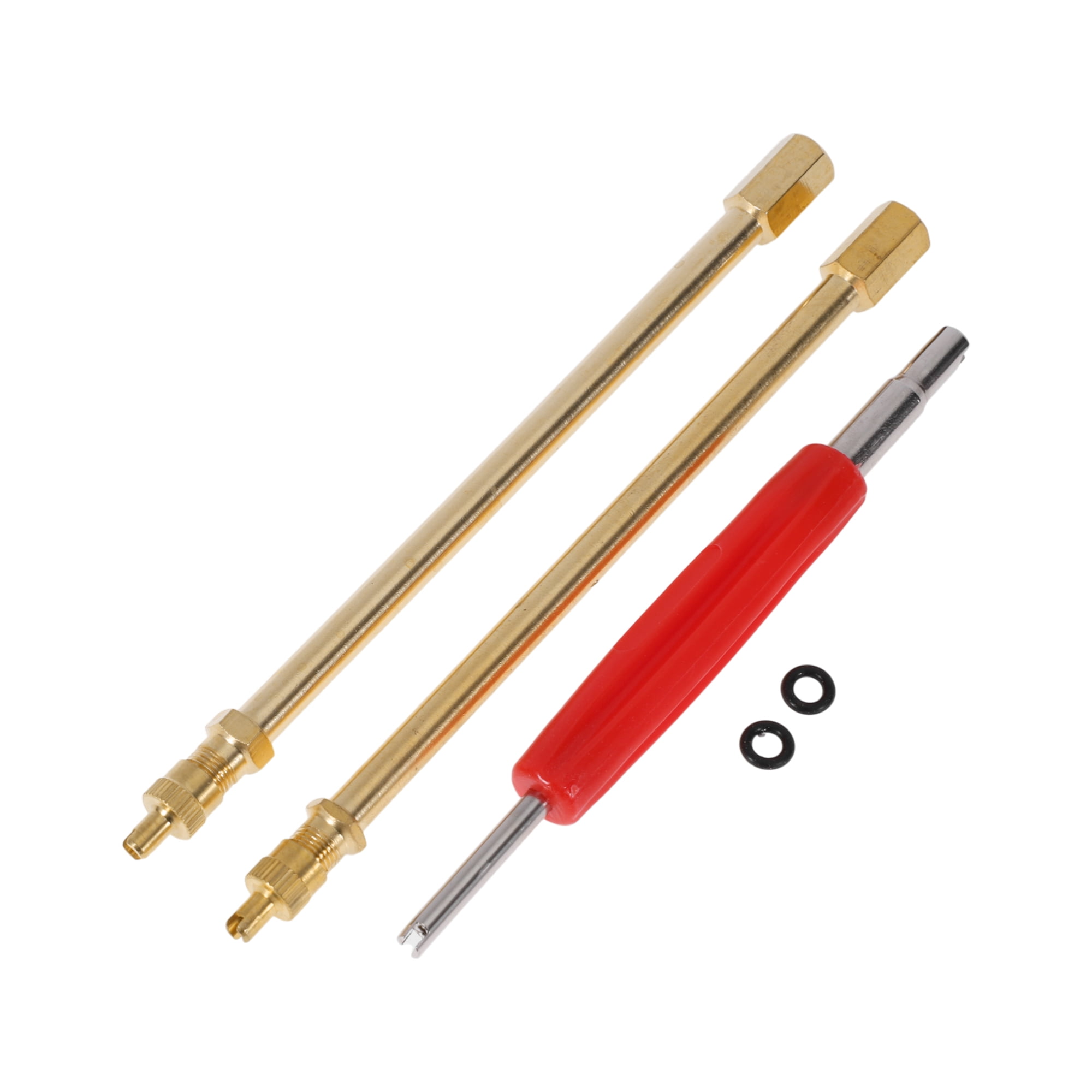 1 Set 150mm Tire Valve Extension with Plastic double-ended Valve Core ...