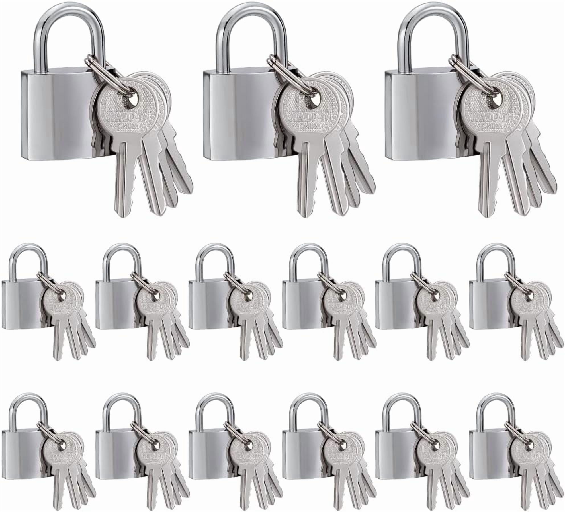 1 Set 15Pcs Steel Electric Box Locks with 60Pcs Key Stainless Steel ...