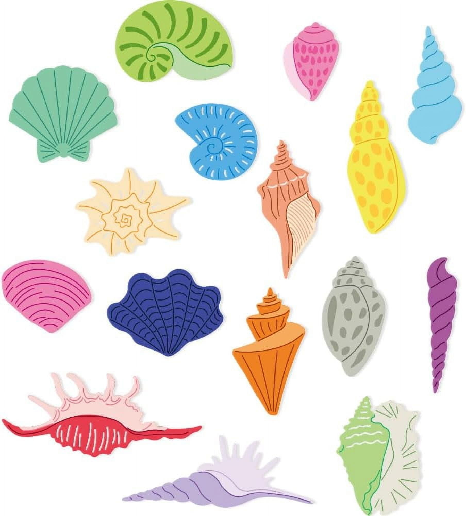 1 Set 16 Styles Whelks Shell Cutting Dies Ocean Conch Card Making Die ...