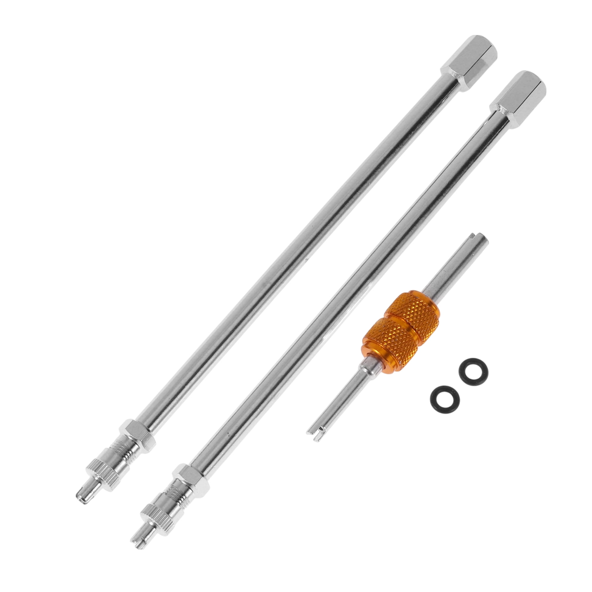 1 Set 170mm Tire Valve Extension with Dual-head Valve Core Remover ...