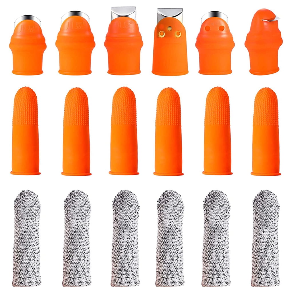 1 Set 18 PCS Thumb Silicone Thumb Finger Separator Finger Tools with ...