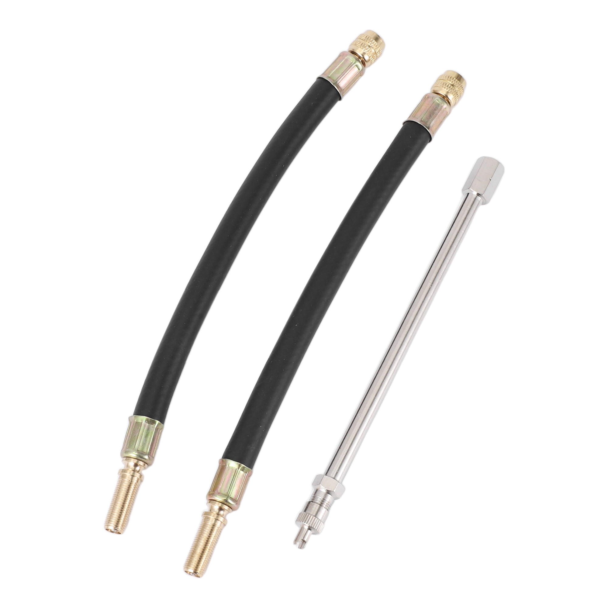 1 Set 180 Degree Copper Tire Valve Extension with Flexible 210mm Tire ...