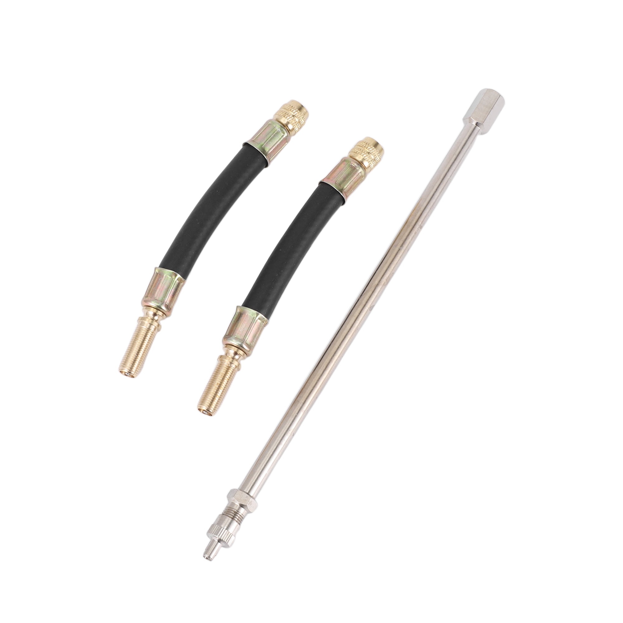 1 Set 180 Degrees Copper Tire Valve Extension with Flexible 125mm Tire ...