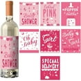 1 Set 18Sheets 9 Style Coated Paper Adhesive Sticker Wine Bottle ...