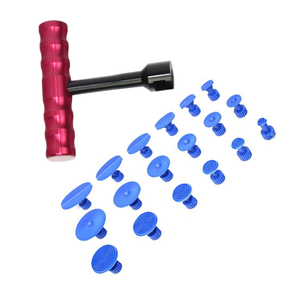 1 Set/19PCS Dent Puller Paintless Dent Remover with T Bar and Dent ...