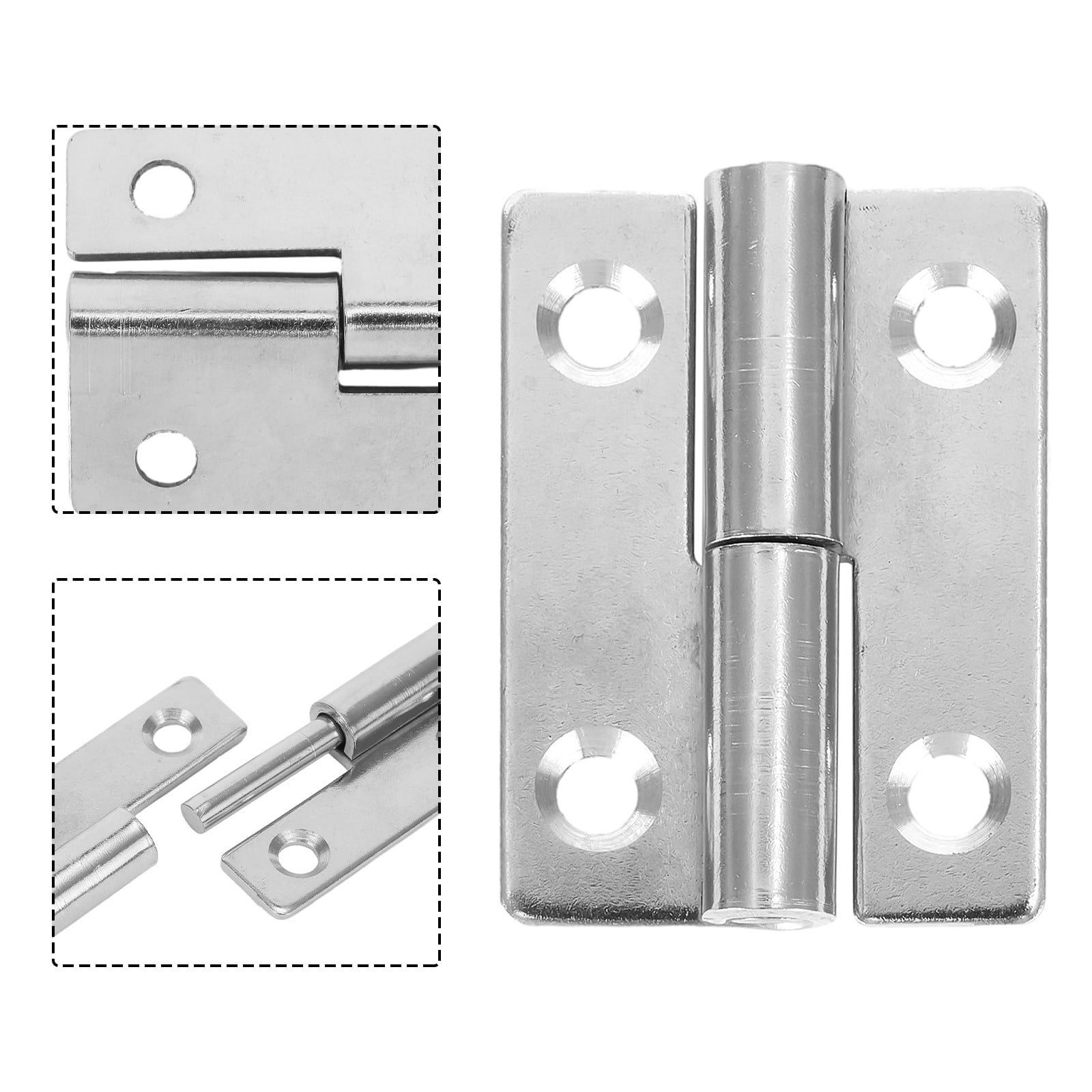 1 Set 2 Inches Stainless Steel Detachable Hinge Slip Joint Flag Lift ...