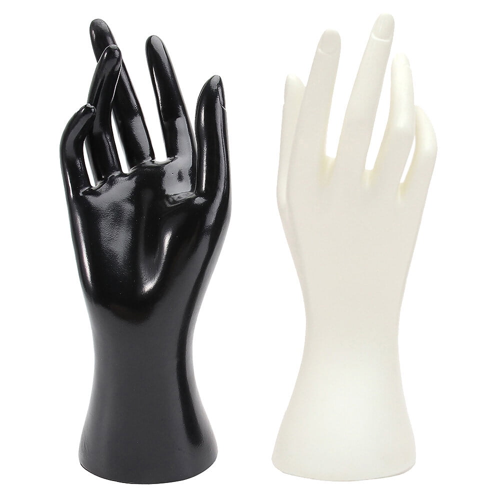 1 Set 2 Pcs Female Mannequin Hands Jewelry Display Holders (Assorted ...