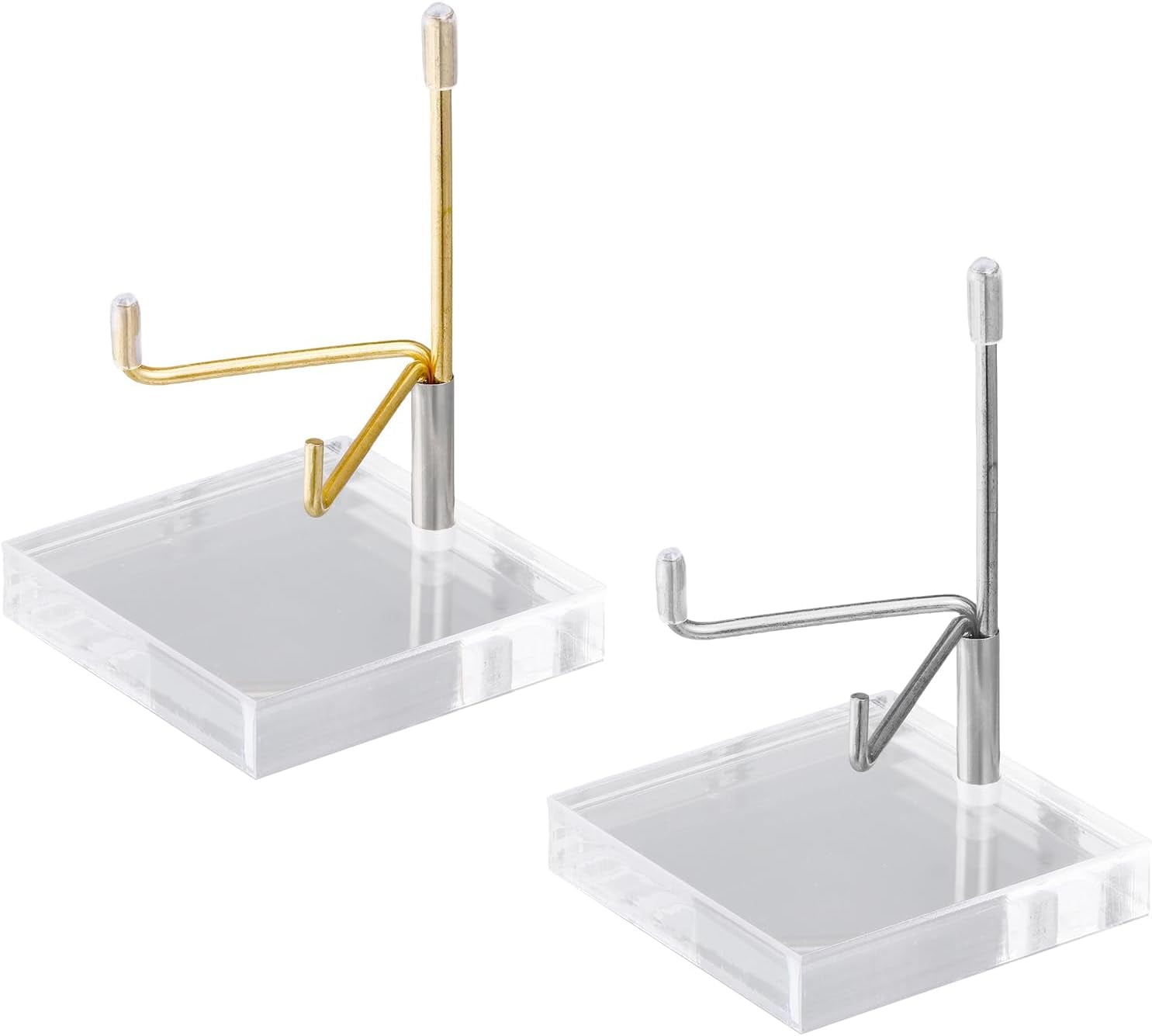 1 Set 2 Sets Transparent Crystal Stands Acrylic Crystal Display Holder ...