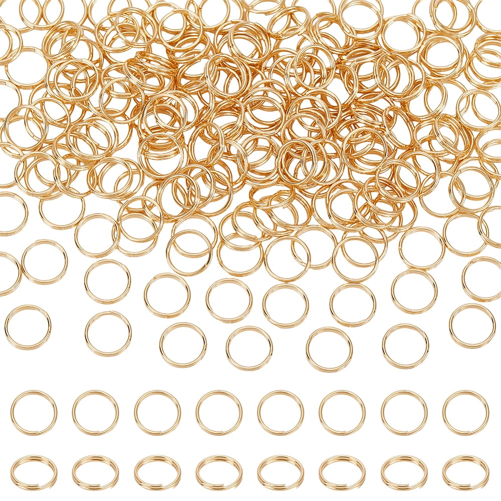 1 Set 200Pcs 304 Stainless Steel Split Rings Double Loop Jump Rings ...