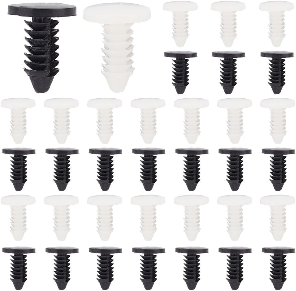 1 Set 200Pcs Plastic Rivets Plastic Push Pin Rivet Fasteners Plastic ...