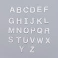 1 Set 201 Stainless Steel Charms Alphabet Letter A~Z Silver Color ...