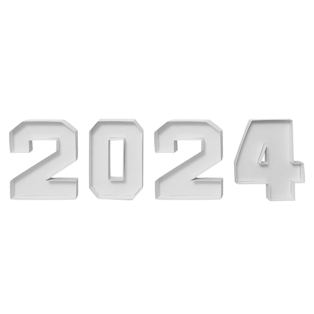 1 Set 2024 Charcuterie Board Numbers Fillable Graduation Cardboard ...