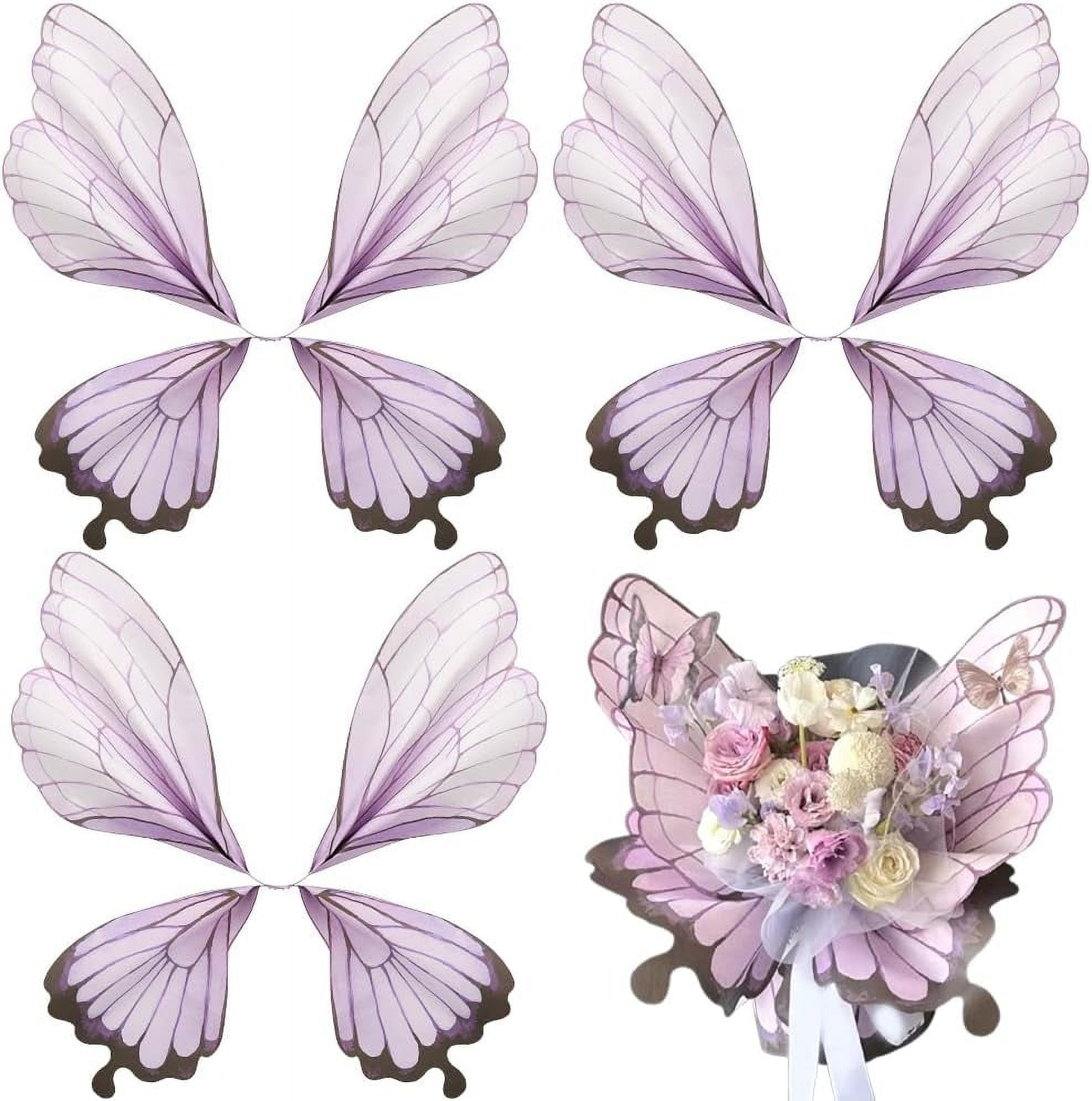 1 Set 20PCS Butterfly Bouquet Wrapping Paper Flower Wrapping Papers ...