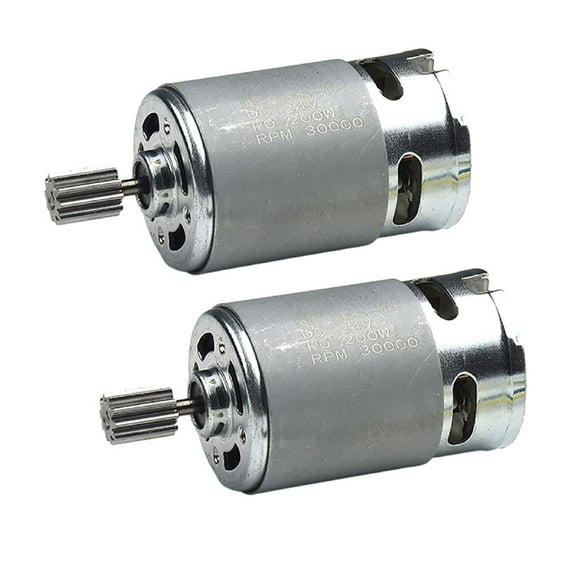 1 Set 24V Electric Car Motor 30000Rpm 10T 40000Rpm 19T Electric Motor 555-C Drive Engine ...