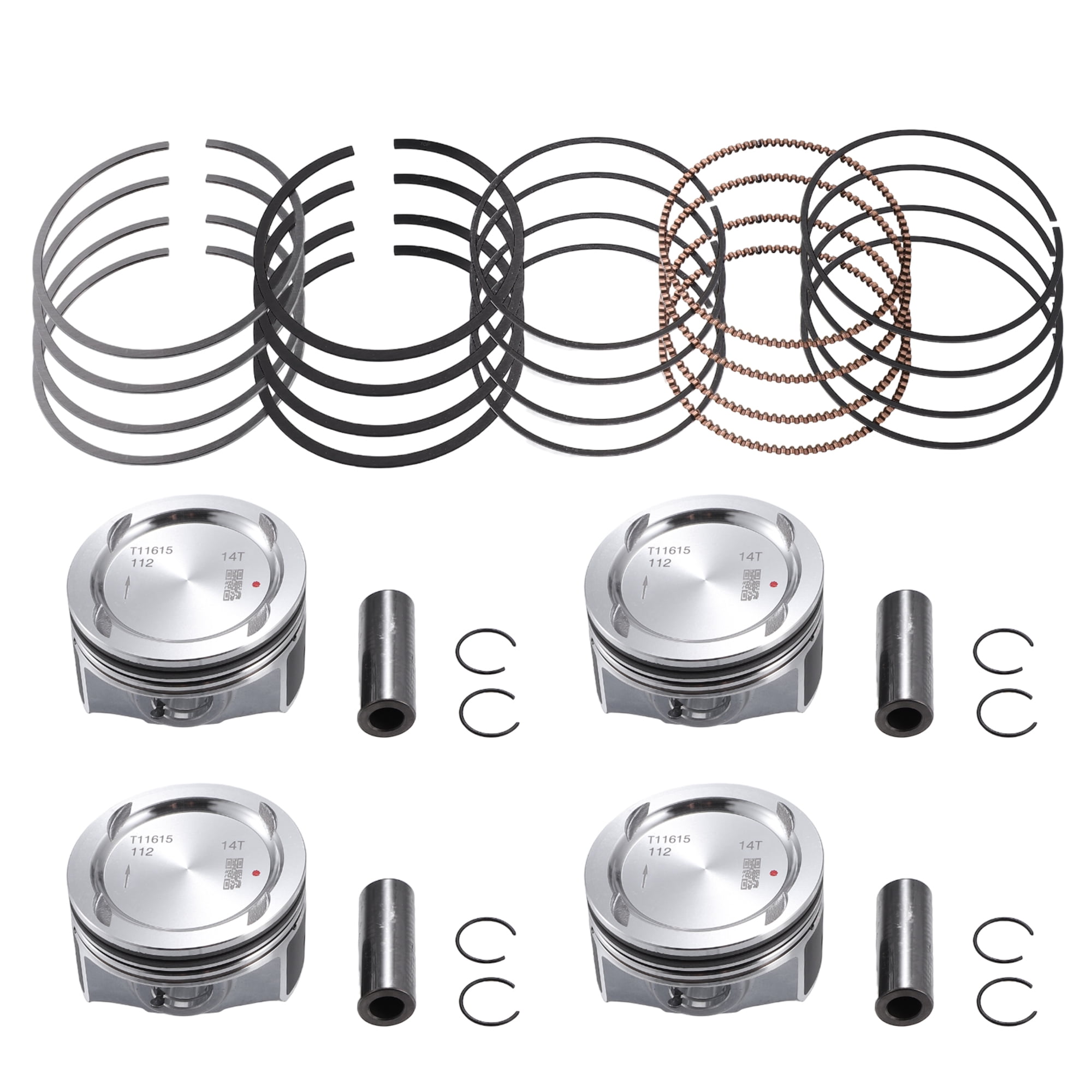 1 Set 25198520 Inner Engine Piston and Pin and Snap Ring for Chevrolet ...