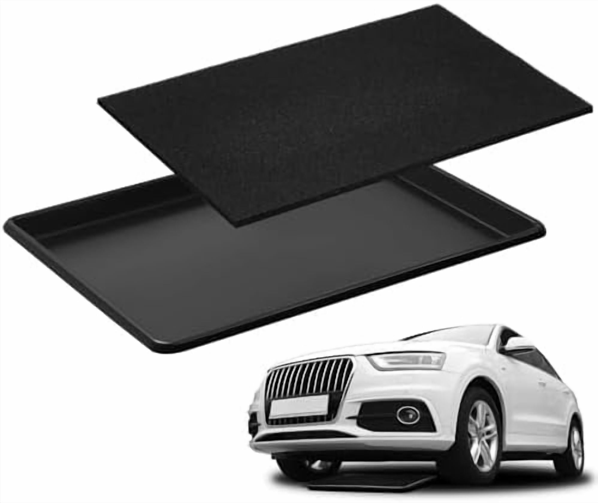 1 Set 27'' x 20''x 1.4'' Oil Drain Drip Pan for Car with Square No ...
