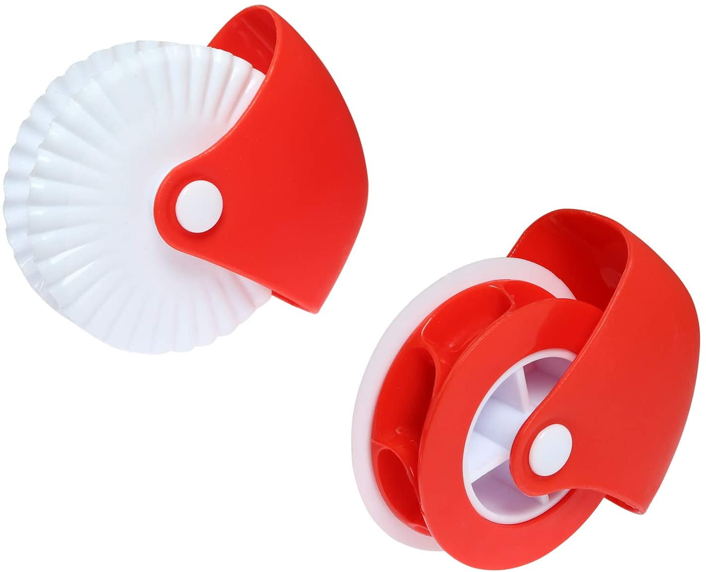 1 Set 2PCS Pastry Cutting Wheel, Pie Crust Pastry Wheel Pastry Wheel ...