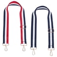 1 Set 2Pcs 2 Colors Adjustable Polyester Bag Handles with Zinc Alloy ...