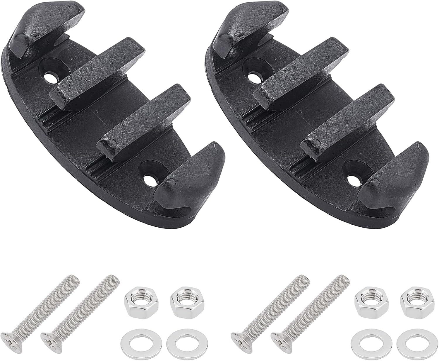 1 Set 2pcs Nylon Kayak Cleat Zig Zag Anchor Cleat with Screws and Nuts ...