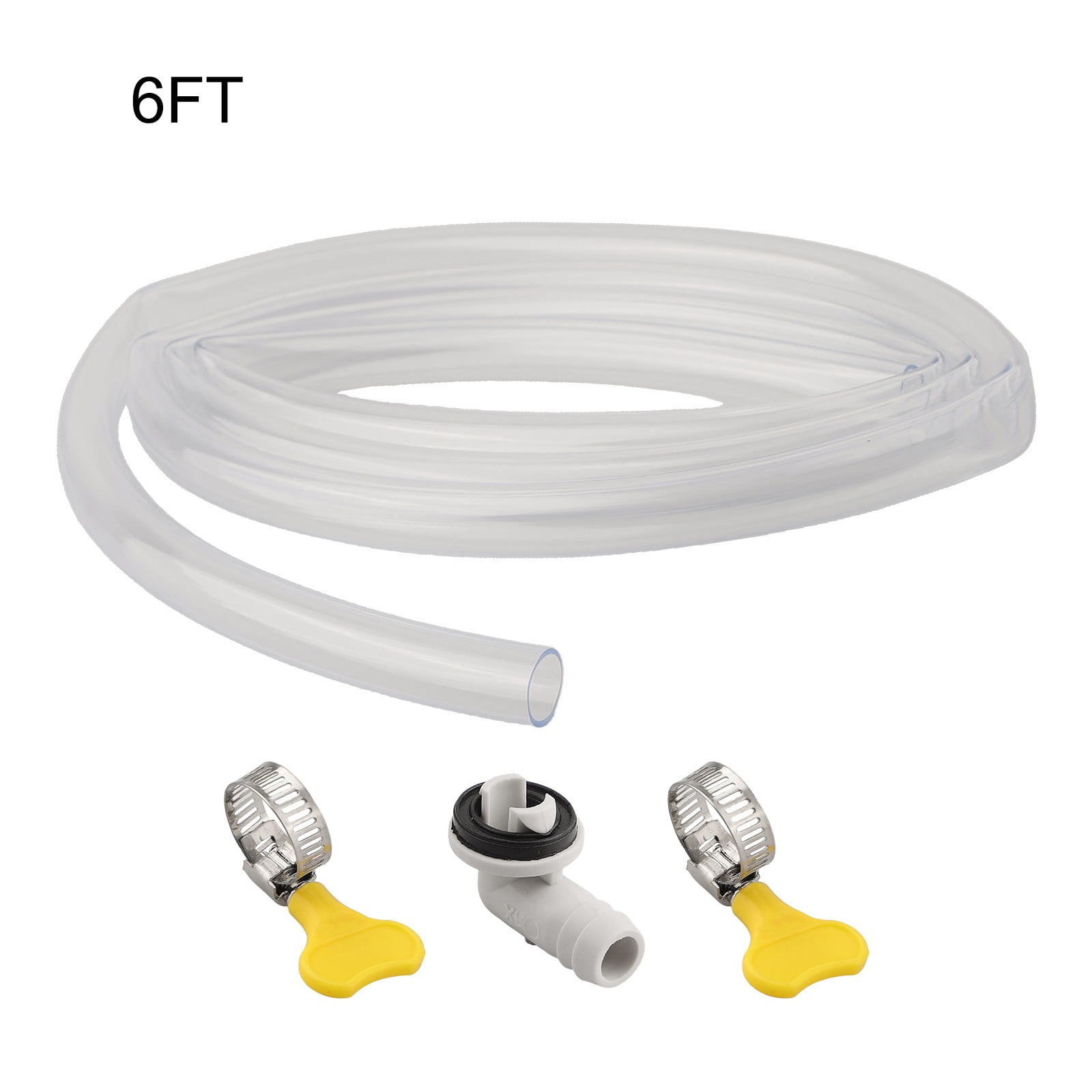 1 Set 3/6ft Air Conditioner Drain Hose Split Casement Drain Kits ...