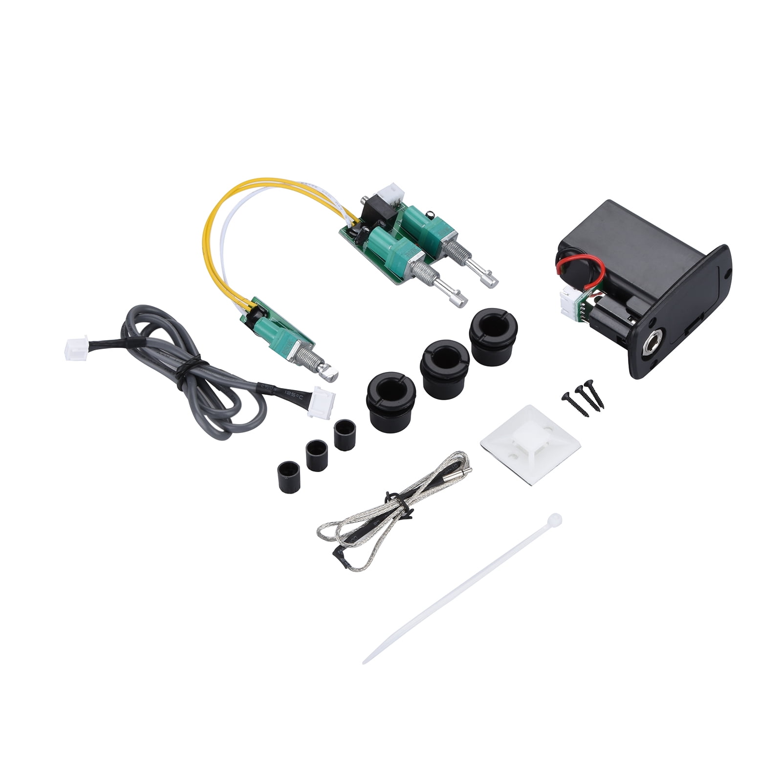 1 Set 3-Band Guitar Piezo Pickup Preamp System Kit , Acoustic Classical ...